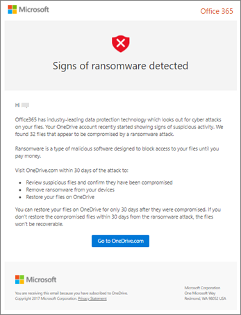 OneDrive Ransomware Protection – Modern Work and AI Blog